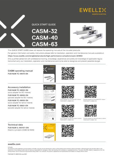 CASM-32/40/63 | Ewellix